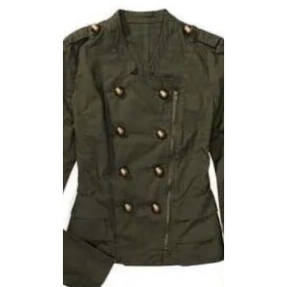 Miley Cyrus & Max Azria | Tops | Max Azria Miley Cyrus L Military ...